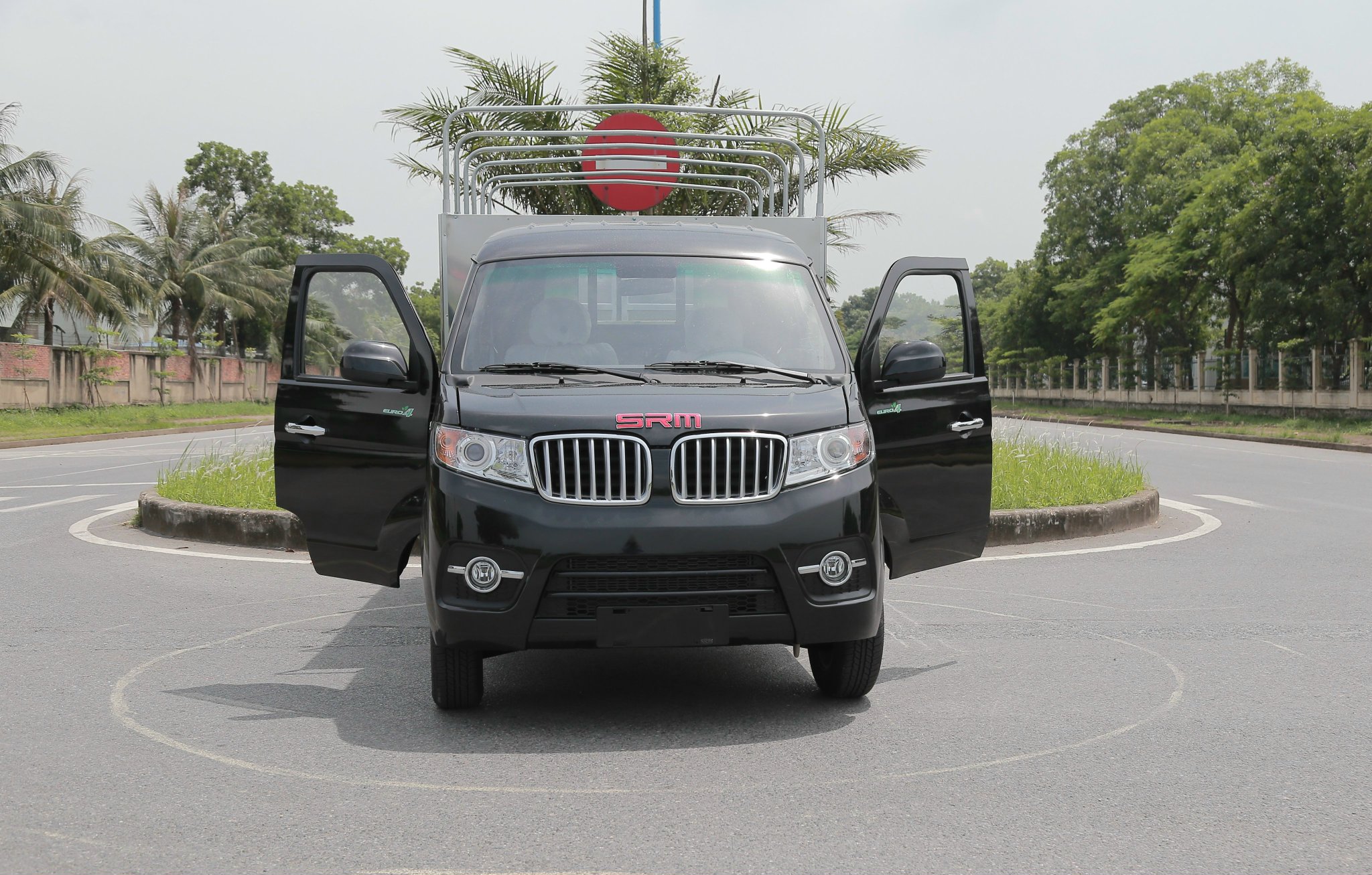 XE TẢI SRM T30 990KG THÙNG MUI BẠT INOX - Xe Srm Việt Nam